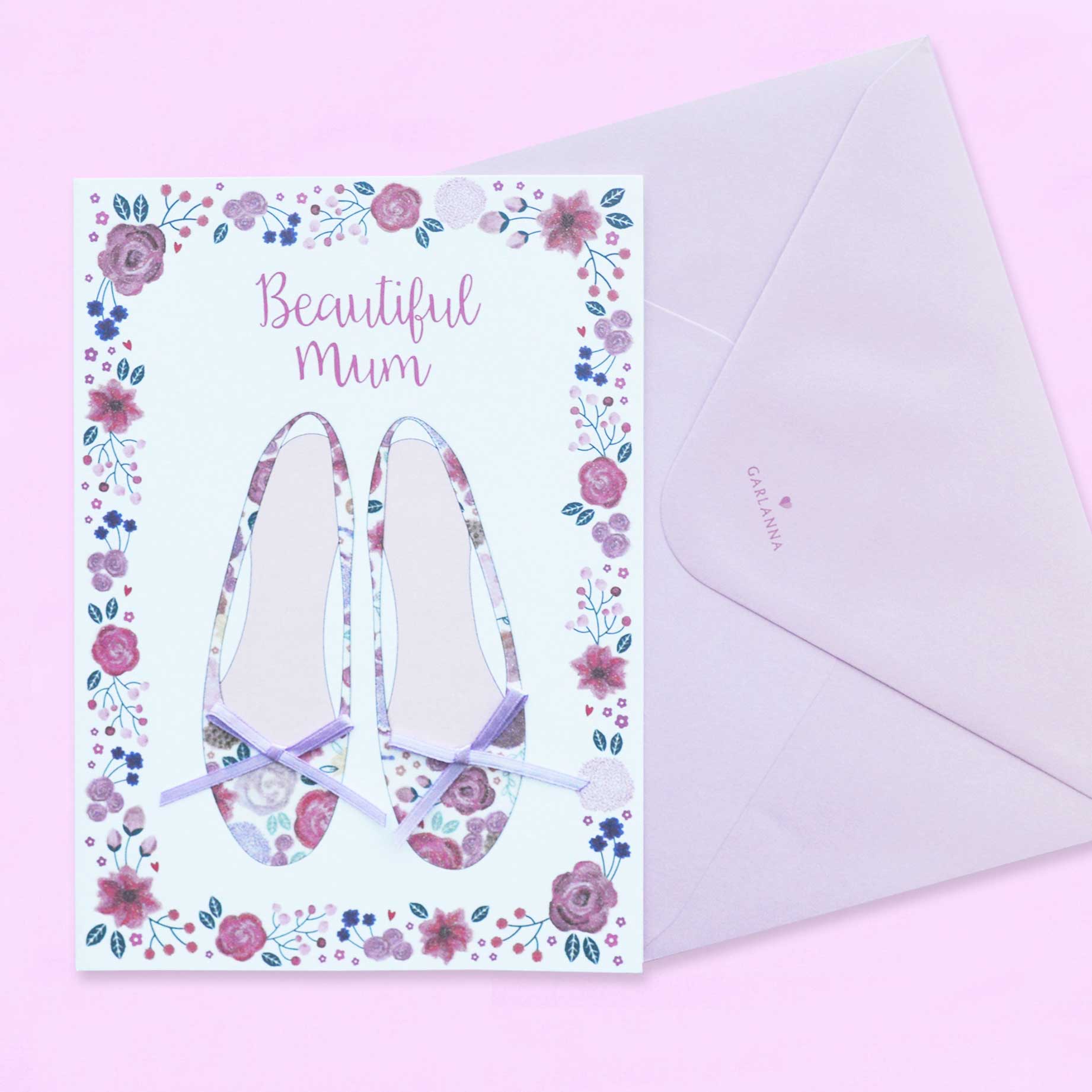 Mother's Day Beautiful Mum - Garlanna Greeting Cards