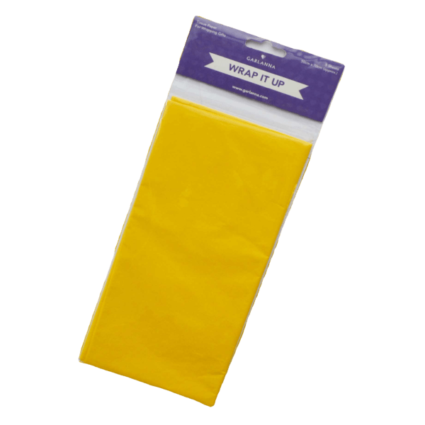 Yellow Tissue Paper - Garlanna Greeting Cards